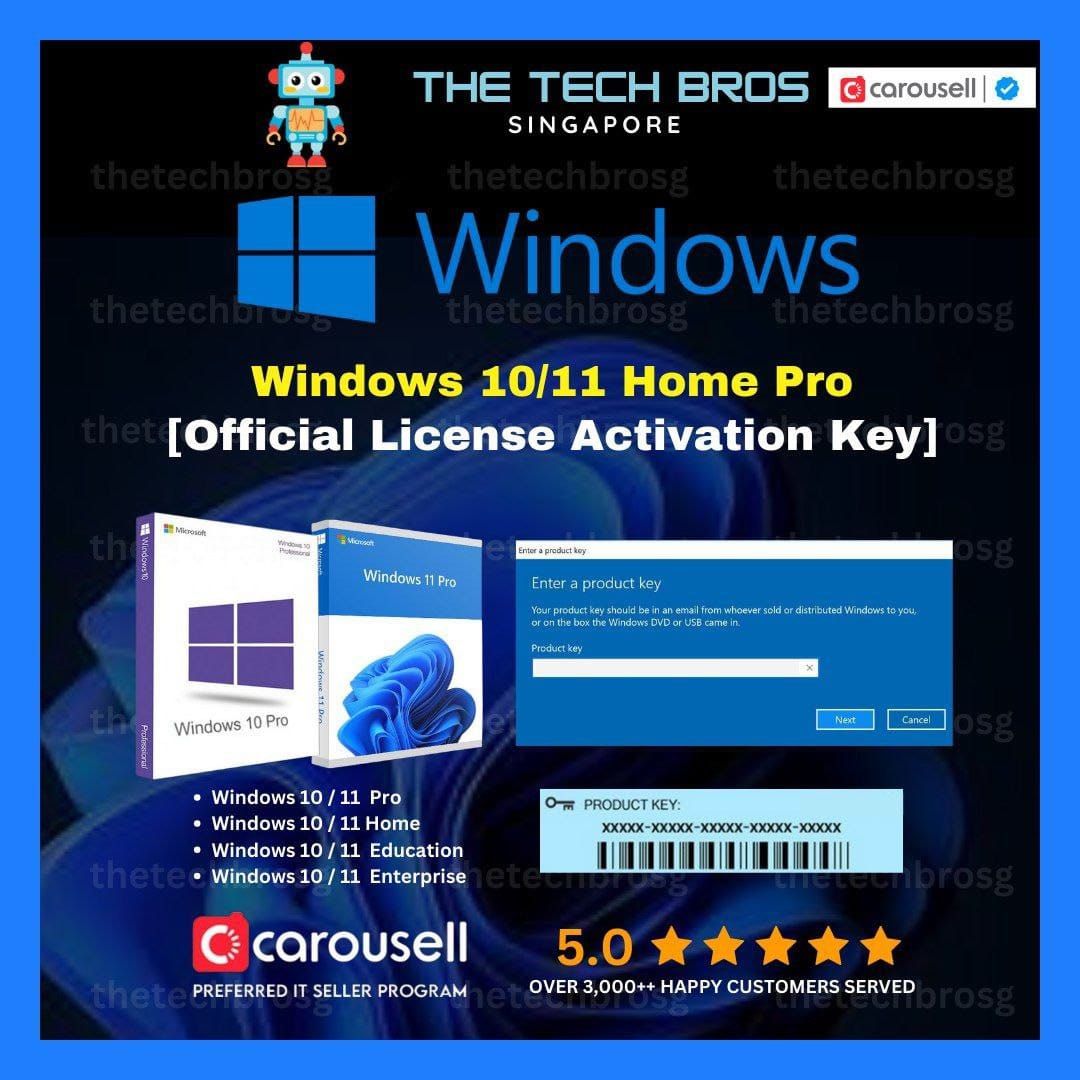 Genuine Windows 10 / 11 Home / Pro / Enterprise / Education OS ...