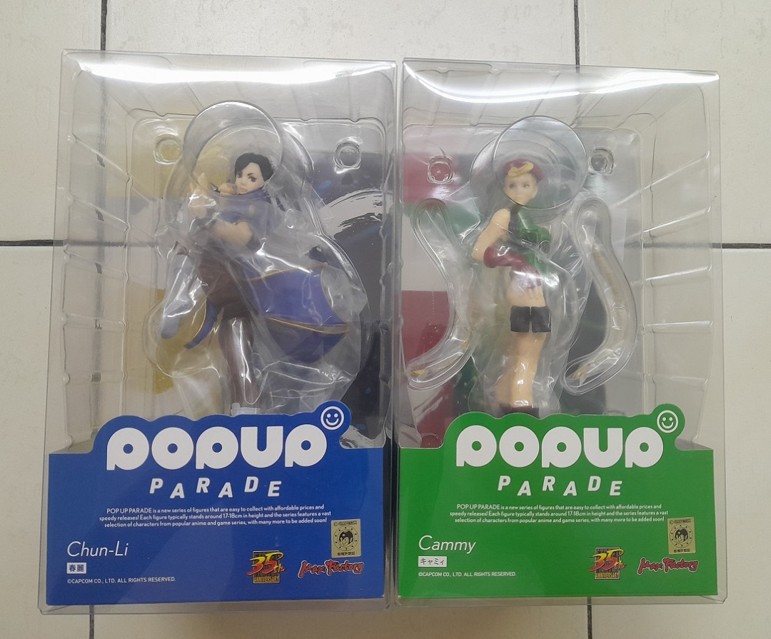 GSC Pop Up Parade Street Fighter - Chun Li & Cammy Figure Set, Hobbies ...