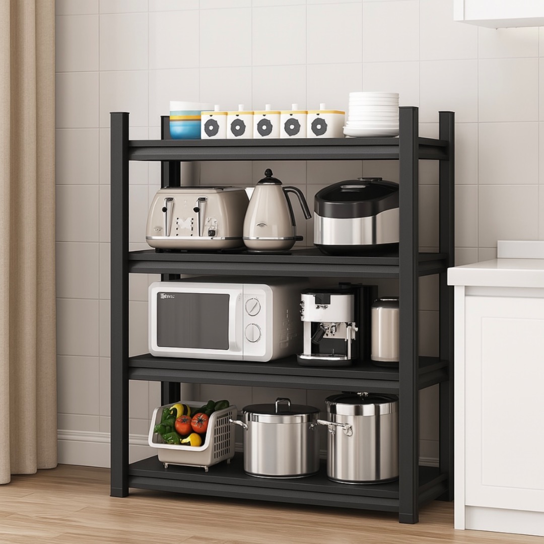 Heavy Duty Kitchen Rack Shelf | Multipurpose Standing Storage Rack ...