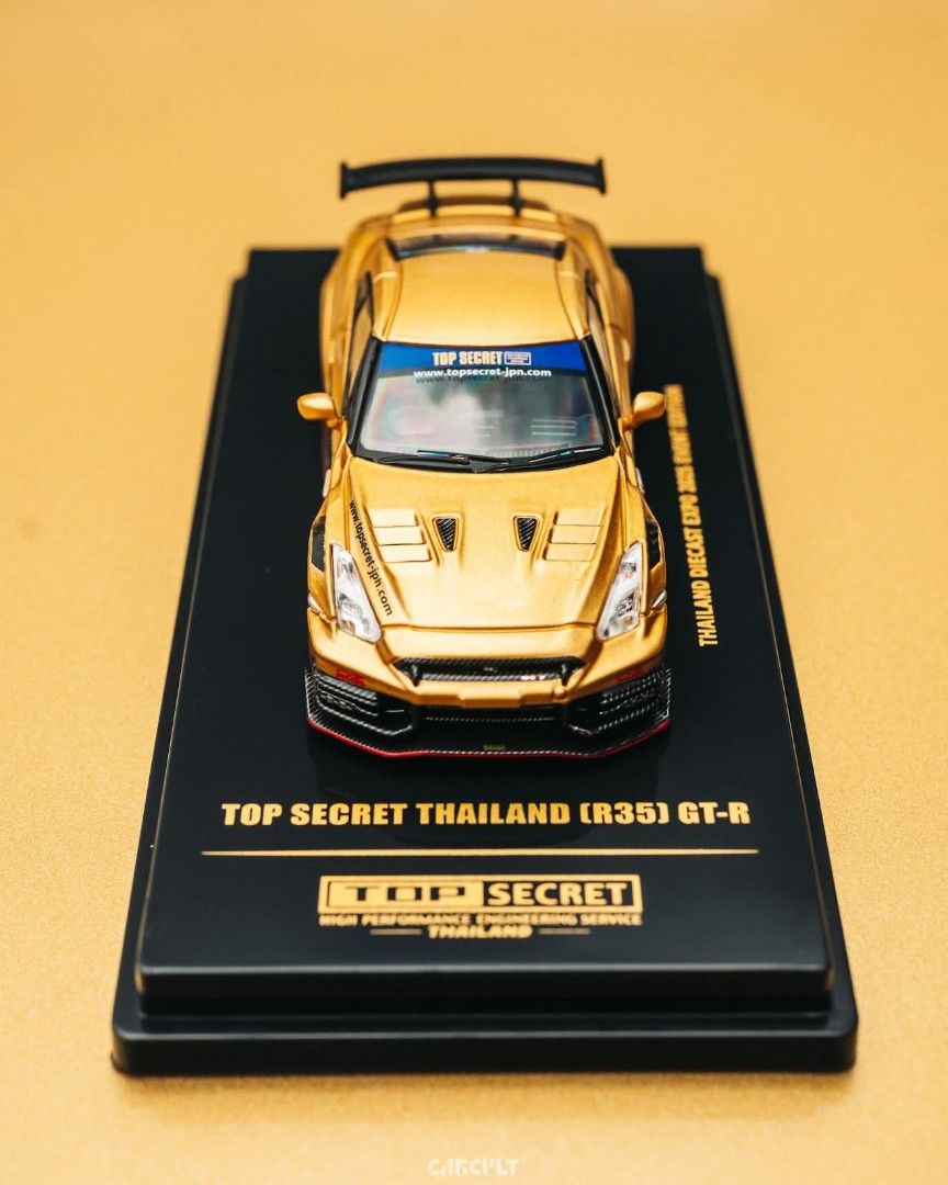 Inno64 Top Secret Nissan Skyline R35 with owner number plate limited ...