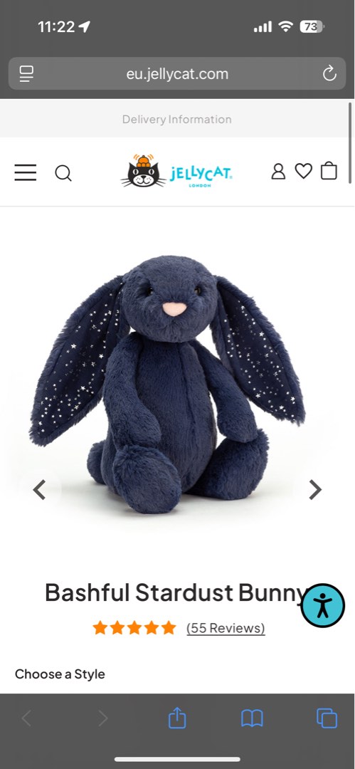 Jellycat Bashful Stardust Bunny WITH TAGS, Hobbies & Toys, Toys & Games ...
