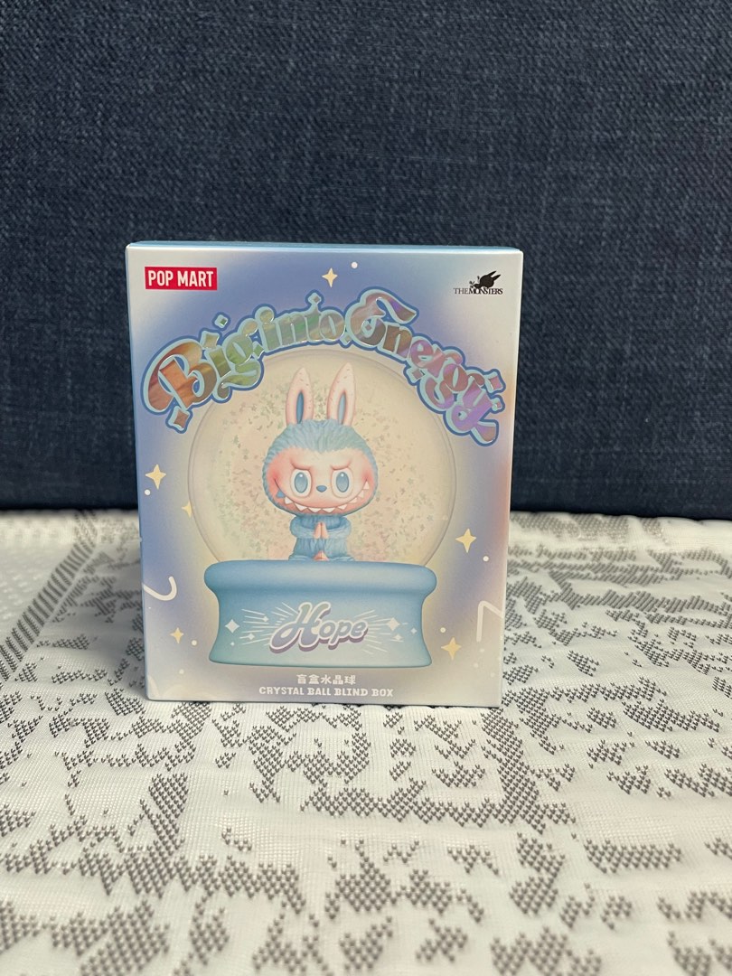 Labubu POP MART Bigini's Energy Crystal Ball Blind Box, 興趣及遊戲, 玩具 & 遊戲類 ...