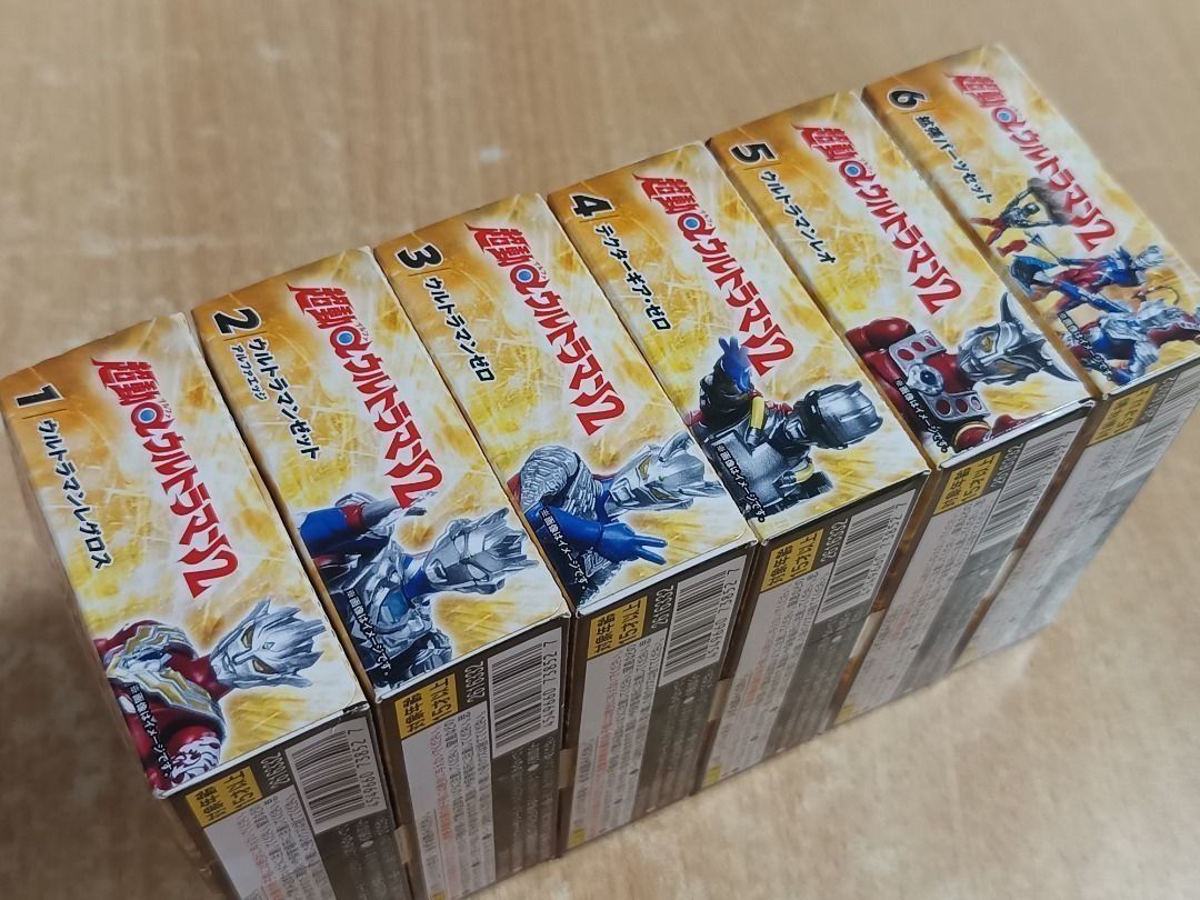 last 全新外盒有傷 Bandai Shodo ChoDo Ultraman Alpha Part 2 超動 咸蛋超人 盒蛋食玩 全套6款(不散賣), 興趣及遊戲, 玩具 & 遊戲類 ...