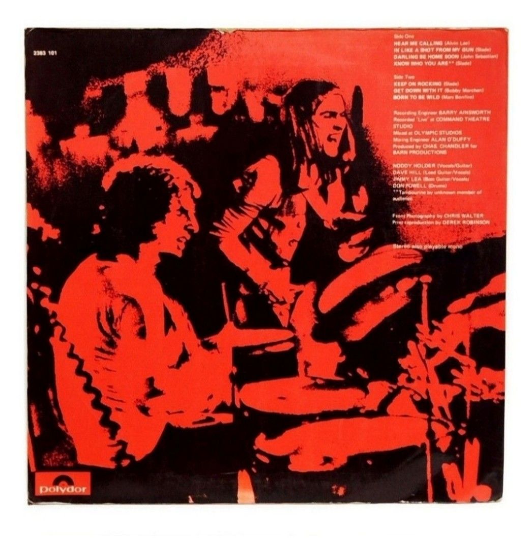 LP SLADE ALIVE 1972 / PIRING HITAM VINYL, Hobbies & Toys, Music & Media ...