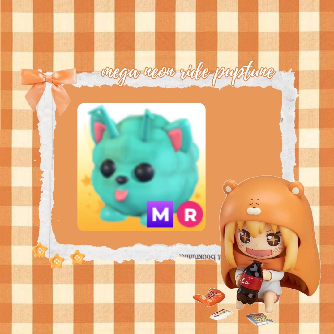 [MR puptune] cheap affordable roblox adopt me adm mega neon ride pet ...