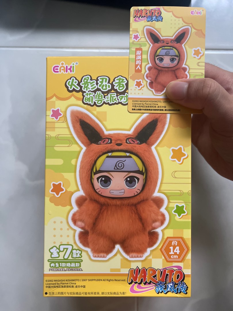 Naruto plushie blind box labubu keychain, Hobbies & Toys, Toys & Games ...