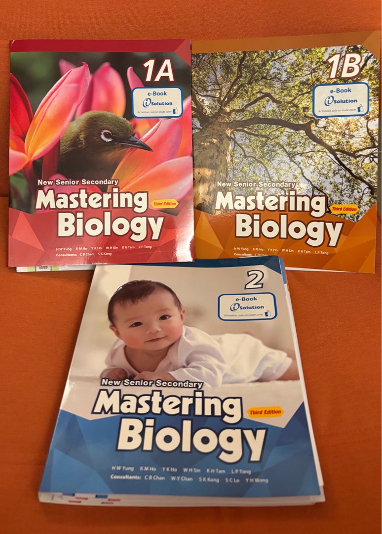 New Senior Secondary Mastering Biology (Book 1A, 1B, 2), 興趣及遊戲, 書本 & 文具 ...