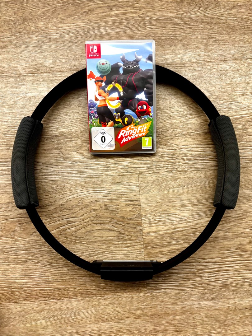 Nintendo Switch Ring Fit Adventure - Complete Set, Video Gaming, Video ...