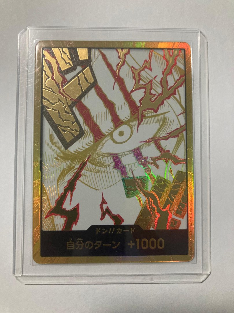 One Piece TCG (OPTCG) Prb-02 Shanks gold don, Hobbies & Toys, Toys ...