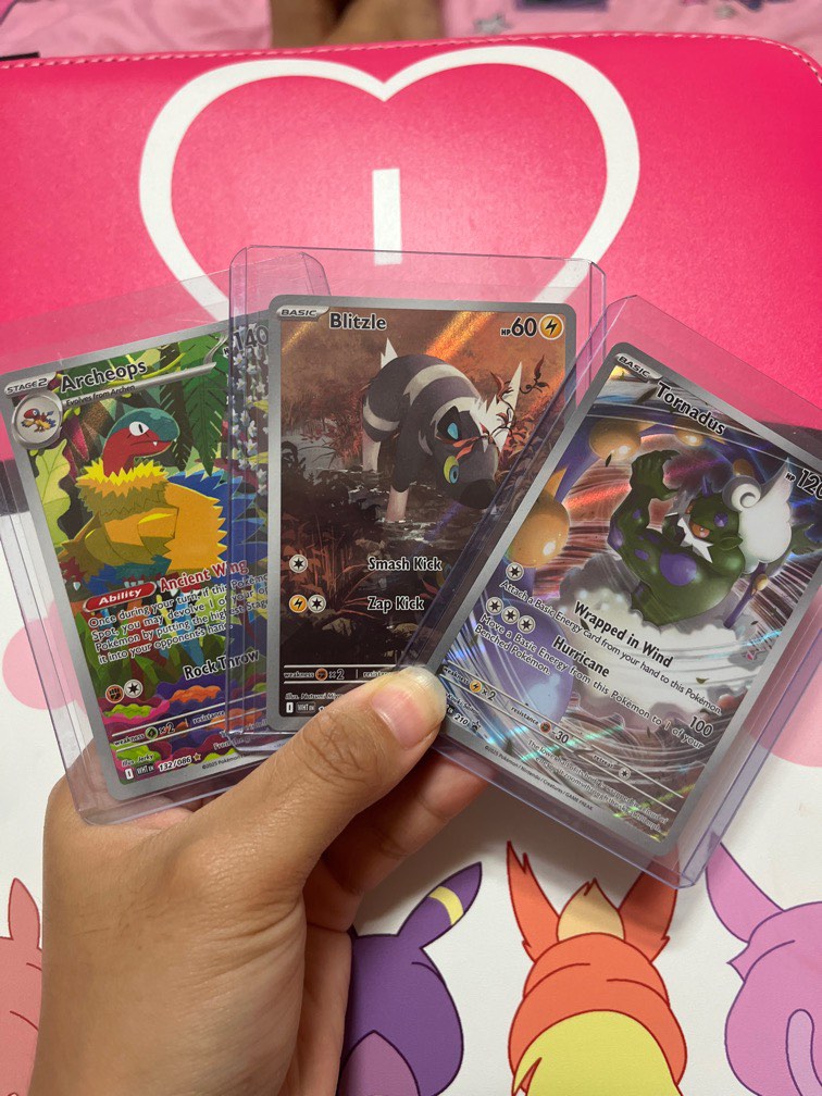 Pokemon Eng White Flare IRs & Pokeball - Archeops, Blitzle, Tornadus ...