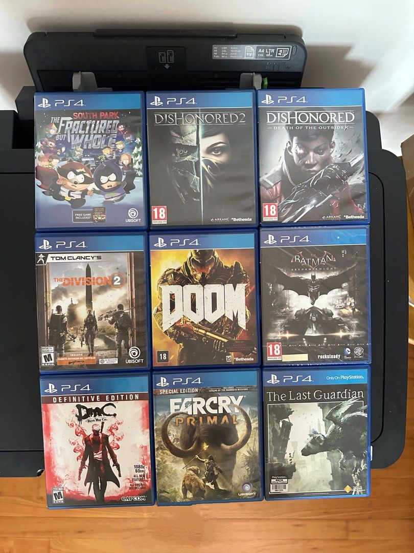 PS4 game South Park the fractured but whole / Dishonored 2 / Dishonored ...