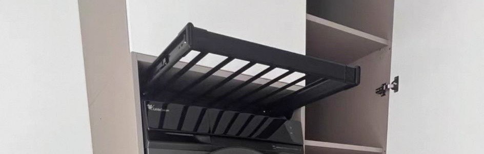 Pull-Out Drying Rack (WHITE), Furniture & Home Living, Home Improvement ...