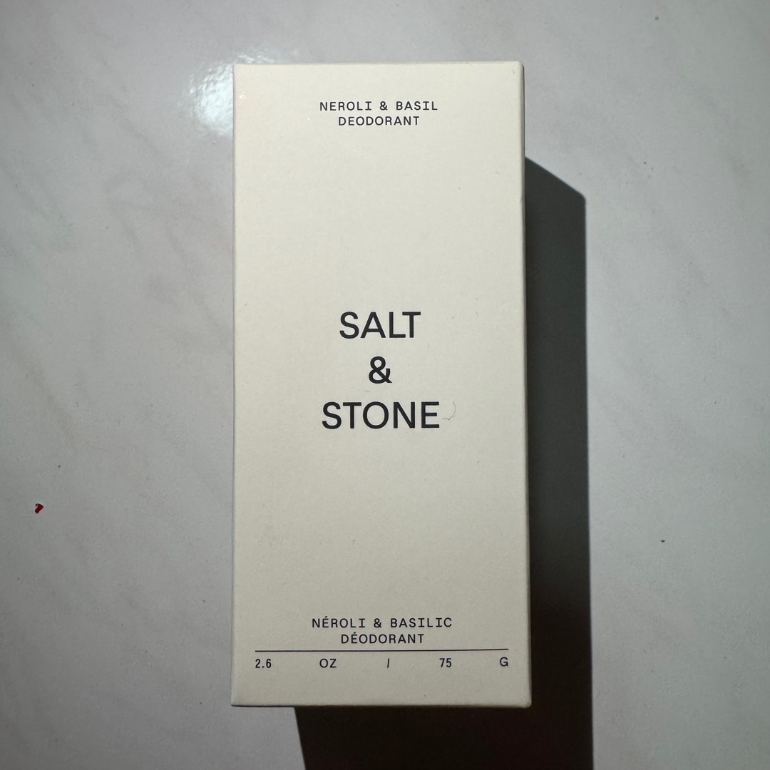 SALT & STONE Neroli & Basil Deodorant 75g, Beauty & Personal Care ...