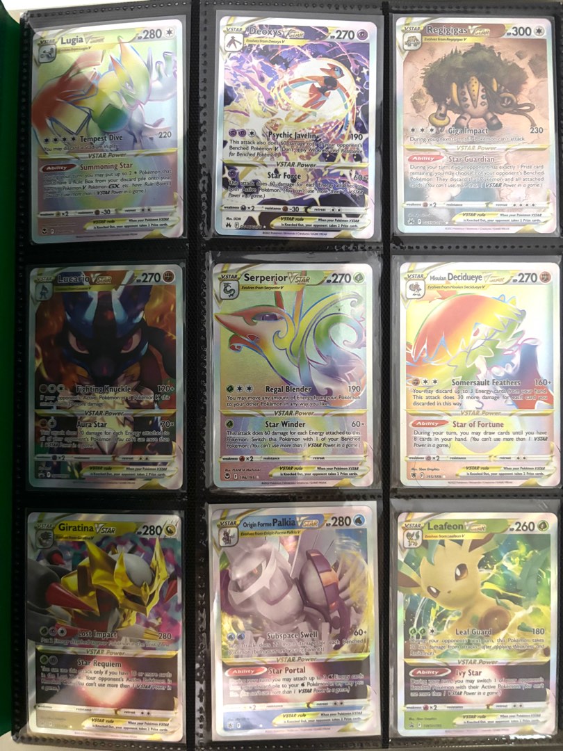 Sg Watch Huh! Rare Pokemon English TCG VStar cards! Lugia, deoxys ...