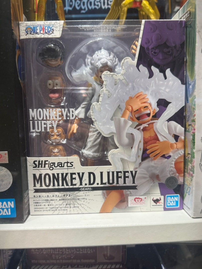 SHF Monkey. D. Luffy Gear 5, Hobbies & Toys, Toys & Games on Carousell