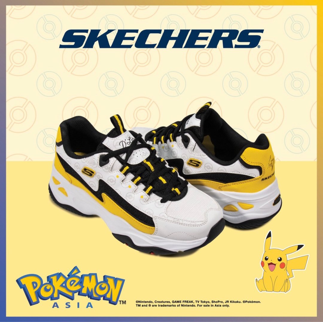 Skechers x Pokemon D'Lites Sneakers, Women's Fashion, Footwear ...