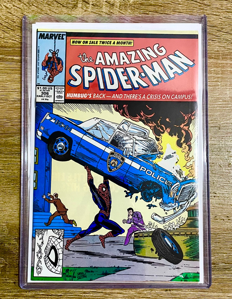 The Amazing Spider Man # 306 Iconic Spidey Does Superman Cover ...