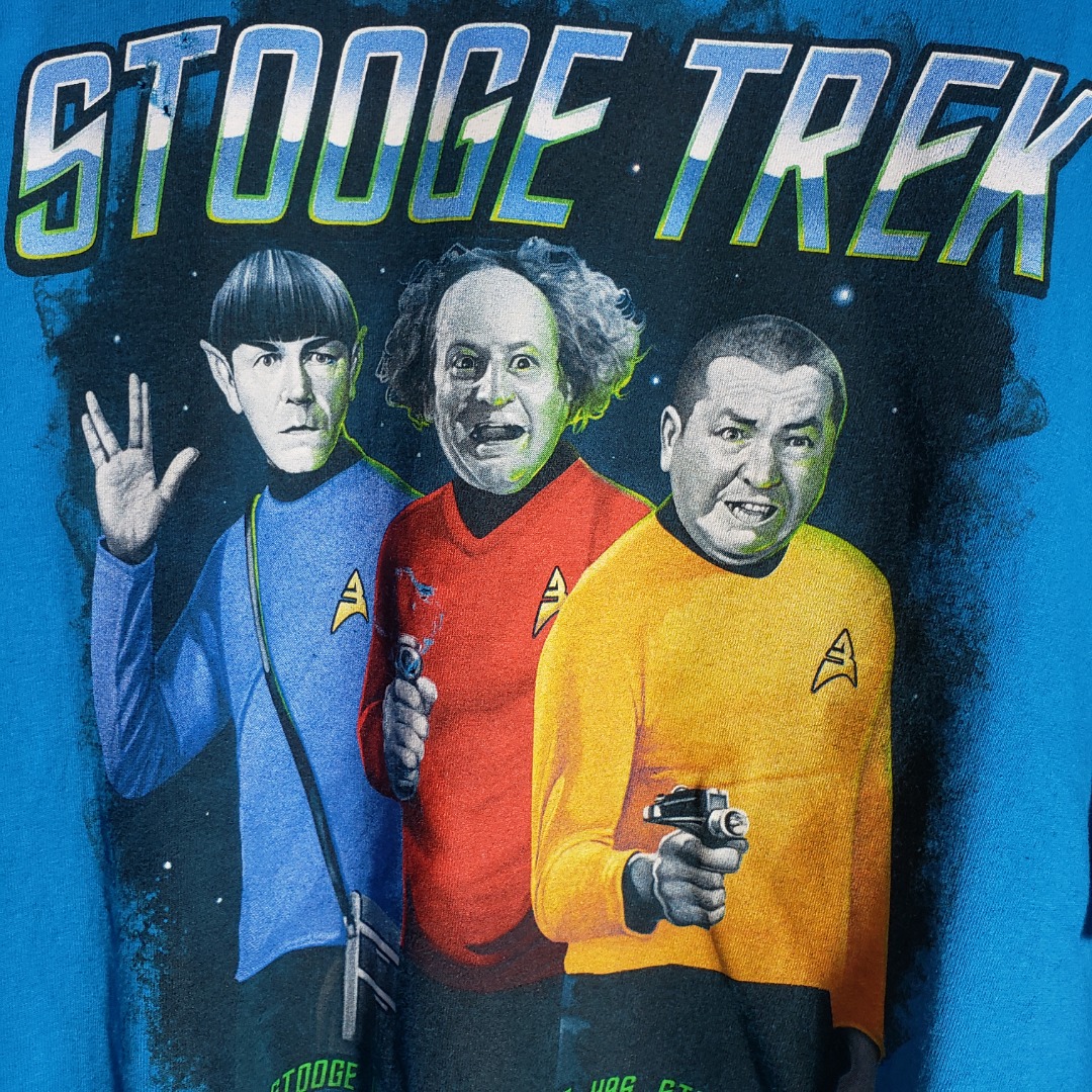 Three Stooge x Star Trek Parody Shirt, Men's Fashion, Tops & Sets ...