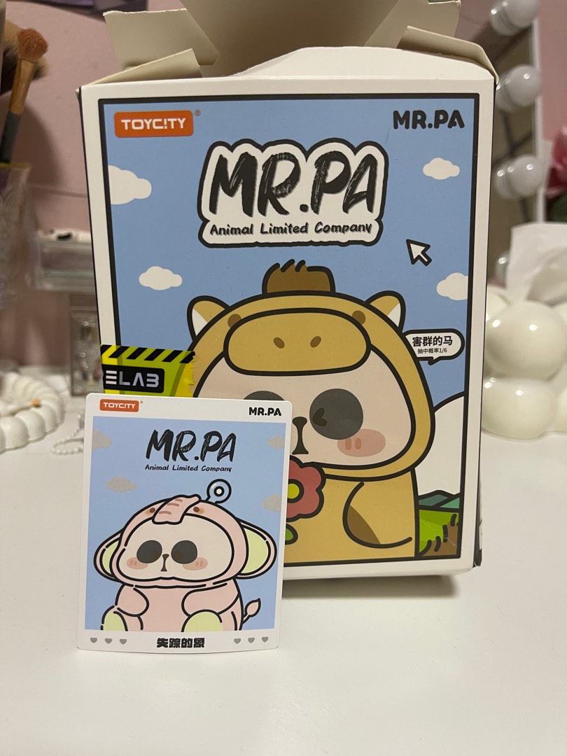 Toy City MR.PA Animal Limited Company Blind Box, Hobbies & Toys, Toys ...