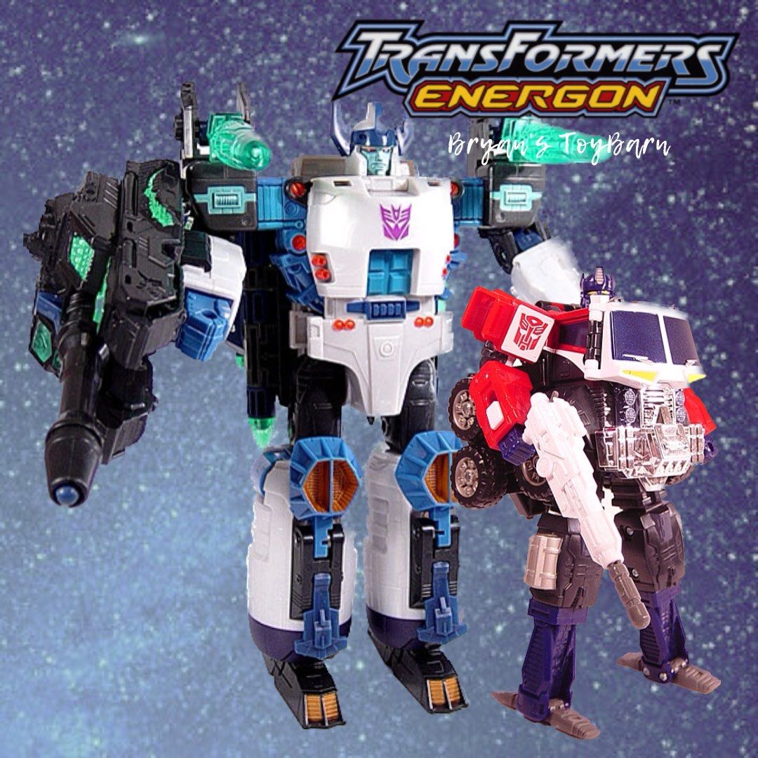 Transformers Energon Powerlinx Optimus Prime & Megatron 20th ...