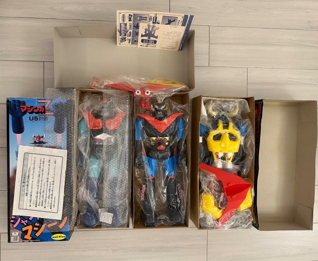 Unifive 鐵甲 萬能俠 1號 2號 Mazinger Great Mazinger 大空魔龍 宇宙飛龍 Gaiking Daiku ...