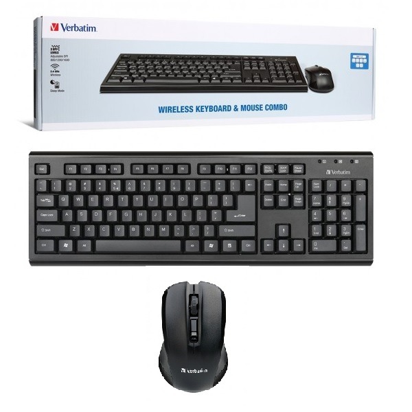 🔆 小西灣免費送貨🔆Verbatim Wireless Keyboard & Mouse Combo (66519), 電腦＆科技, 電腦周邊 ...