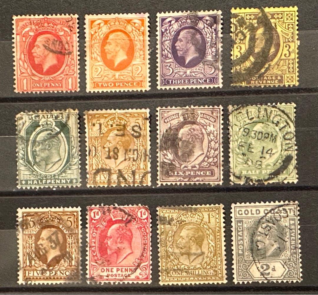 Vintage Stamp Collection - Various Countries & Values #L*, Hobbies ...