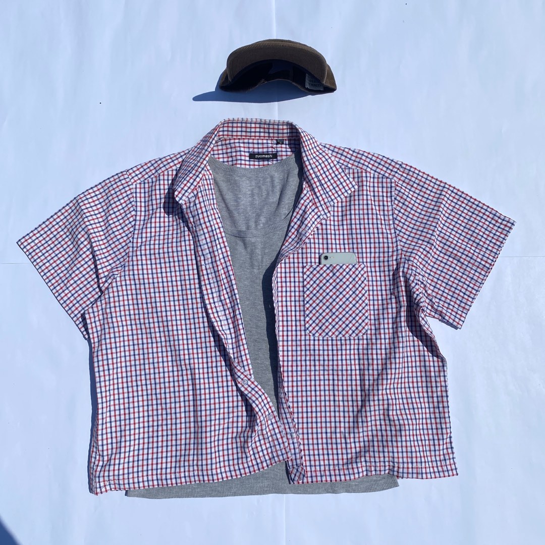 VZonmashi Classical Cropped Boxy Polo, Men's Fashion, Tops & Sets ...