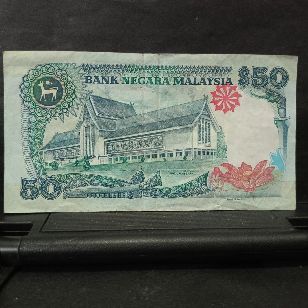 [WNH Notes] Malaysia Asia World Banknote Duit Lama $50 Ringgit (7th ...