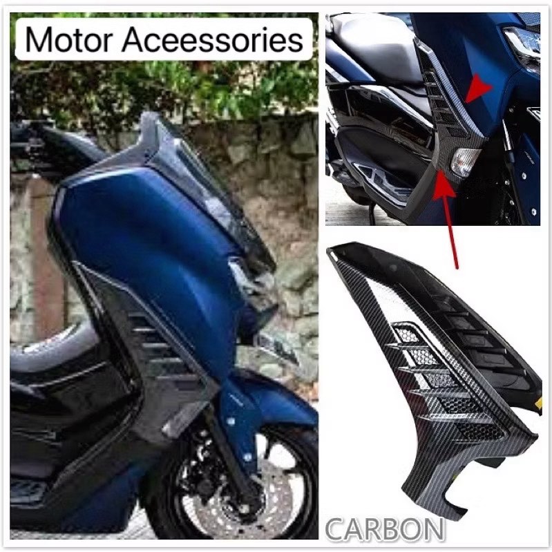 YAMAHA NMAX V2 FRONT FAIRING COVER CARBON, Motorcycles, Motorcycle ...