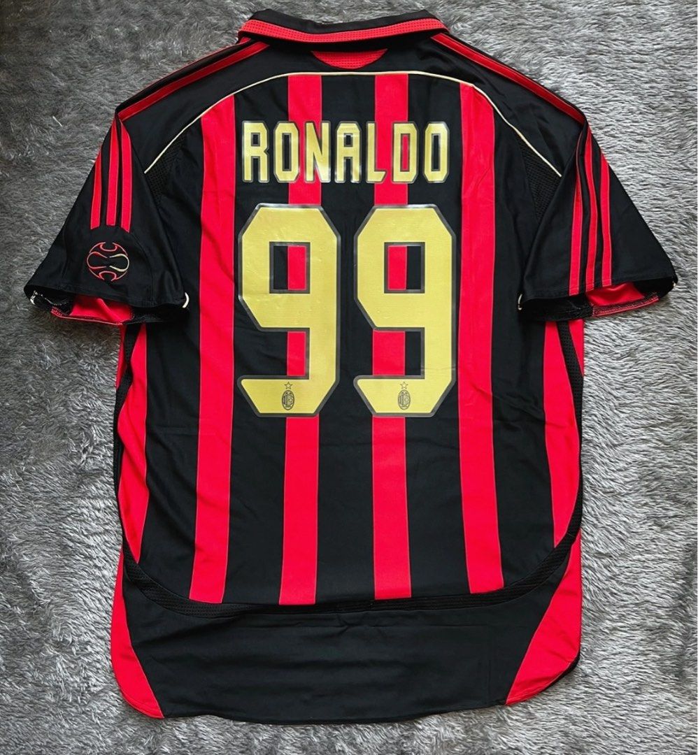 #99 R9 Ronaldo AC Milan Home 2006-2007 football jersey/kit rare/retro ...