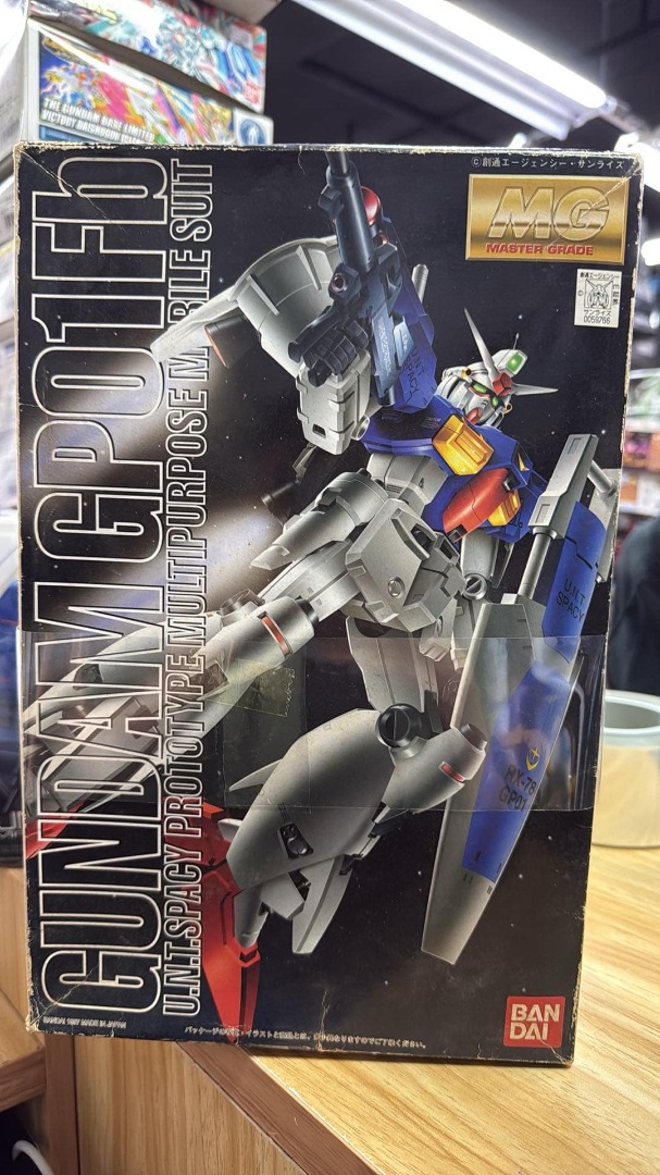 全新 Bandai MG Gundam RX-78 GP01Fb U.N.T. Spacy Prototype Multipurpose ...
