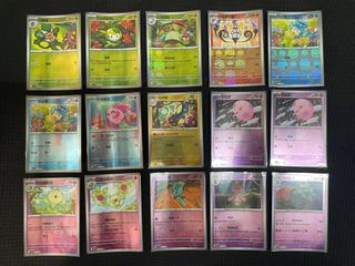 Japanese Pokemon Raw Card Collection (m1S, m1L, sv9, sv8, sv2a) 寶可夢 日版 ...