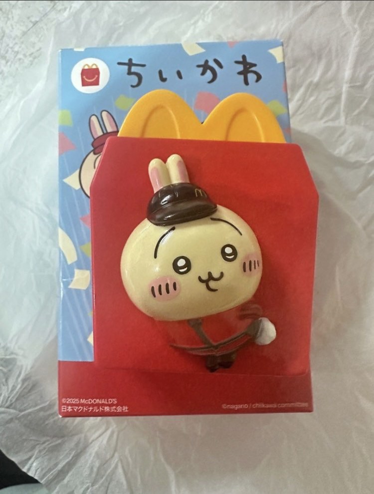 [全新] 麥當勞Chiikawa Usagi兔兔貼紙機 開心樂園餐 McDonald's Chiikawa Happy Meal Toy ...