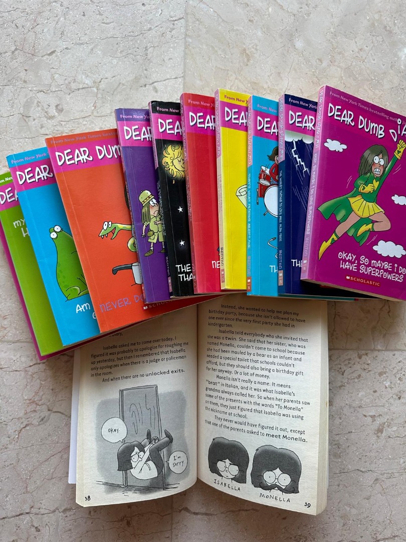 Dear Dumb Diary Book Series by Jim Benton, Hobbies & Toys, Books ...