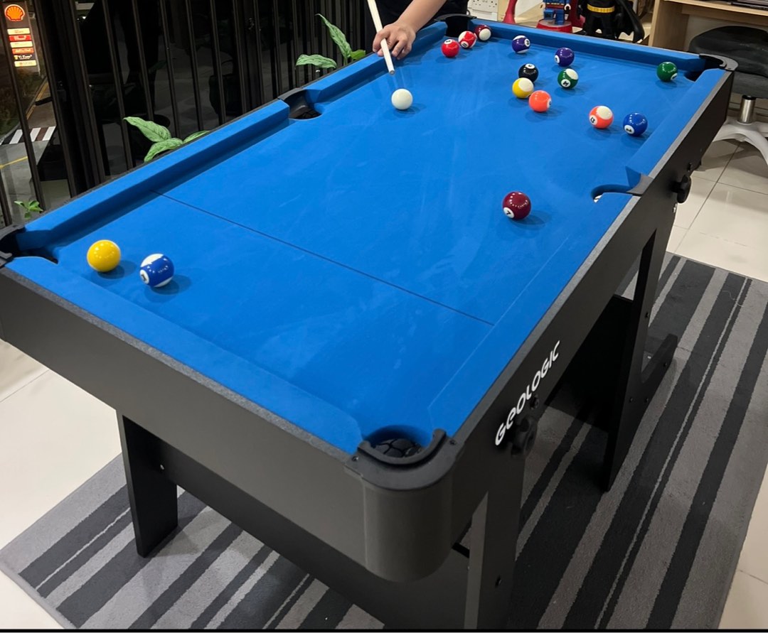 Decathlon pool table, Sports Equipment, Sports & Games, Billiards ...