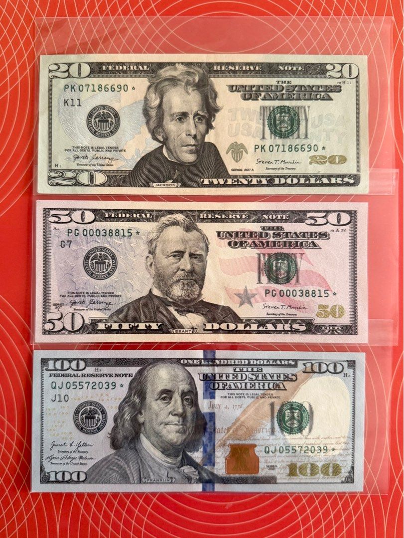 Rare full set US$1 to US$100 Star Notes (replacement notes). , Hobbies ...