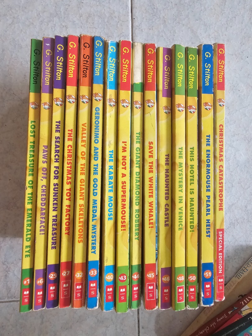 Geronimo Stilton Book Collection - 15 books, Hobbies & Toys, Books ...