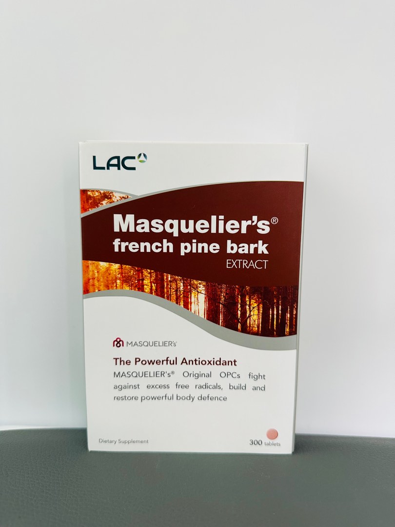 LAC Masquelier's French Pine Bark Extract - 300 Tablets, Health ...