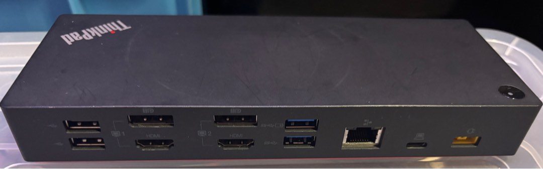 Lenovo ThinkPad Hybrid USB-C with USB-A Dock with 135W AC Adapter and ...
