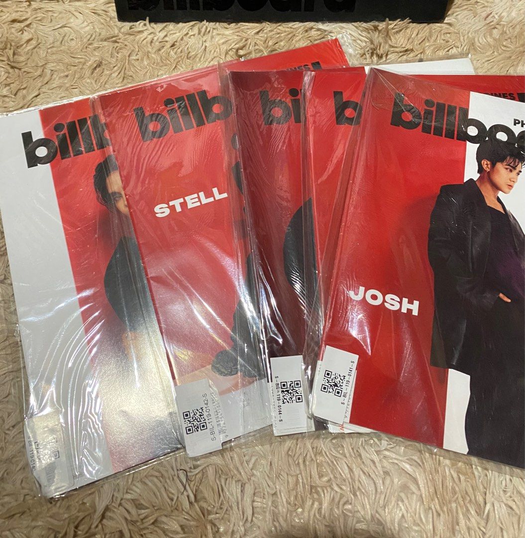 OFFICIAL SB19 solo BILLBOARD MAGAZINE COVER SET, Hobbies & Toys ...