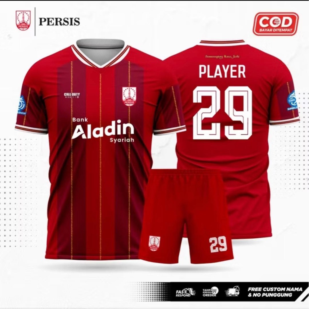 Persis Solo Jersey 2025/2026, Men's Fashion, Activewear on Carousell
