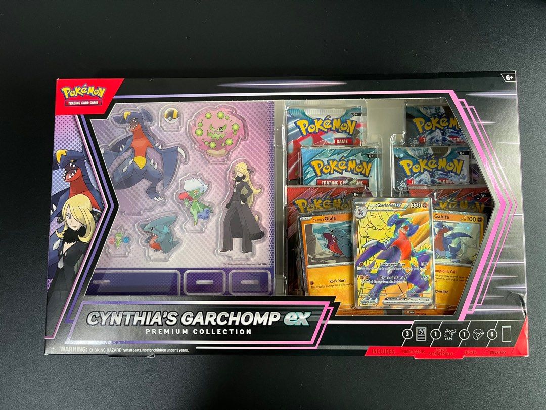Pokemon Cynthia’s Garchomp Ex Collection Box, Hobbies & Toys, Toys ...