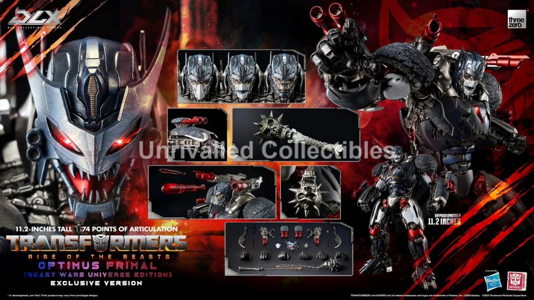 [Pre Order] ThreeZero Transformers TF DLX Scale Rise Of The Beasts ROTB ...