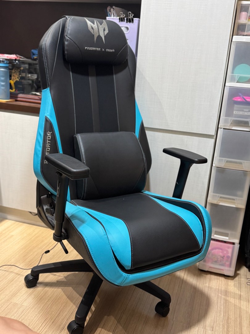 Predator x OSIM Gaming Massage Chair, Furniture & Home Living ...