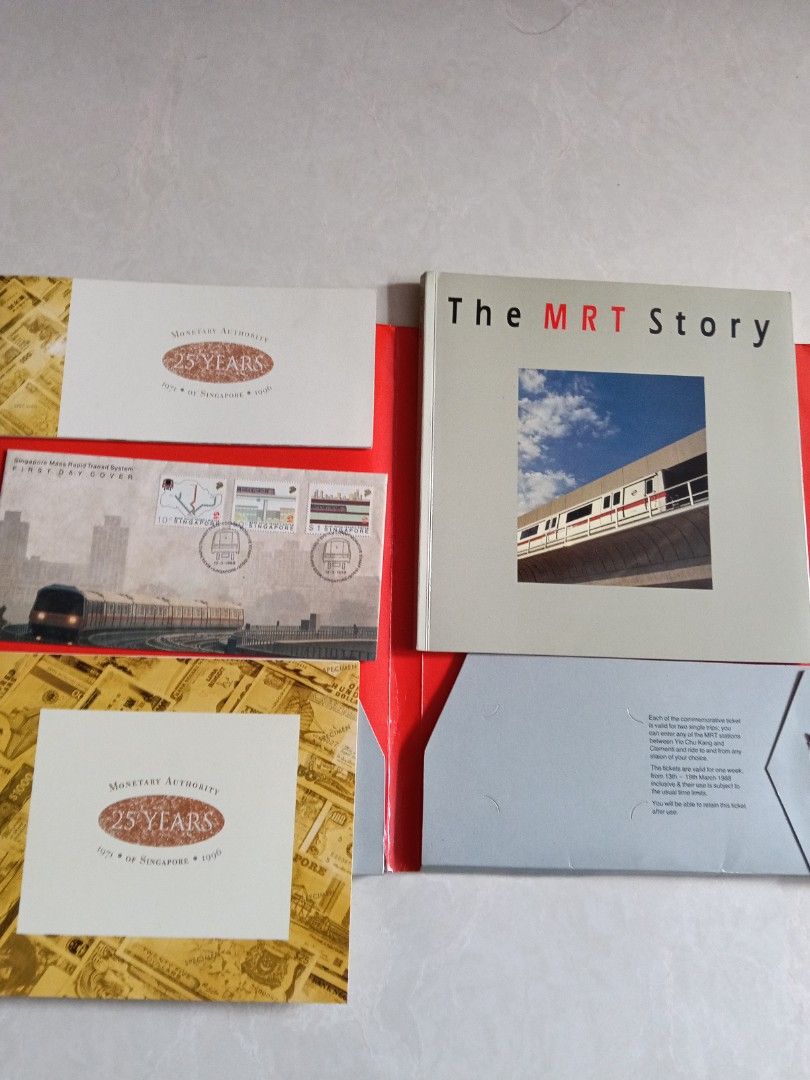 Singapore MRT 25th Anniversary Memorabilia Set, Hobbies & Toys ...