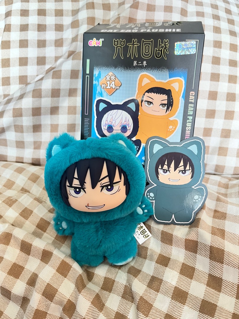 Toji Fushiguro JJK Blind Box Cat Ear Plushie, Hobbies & Toys, Toys ...