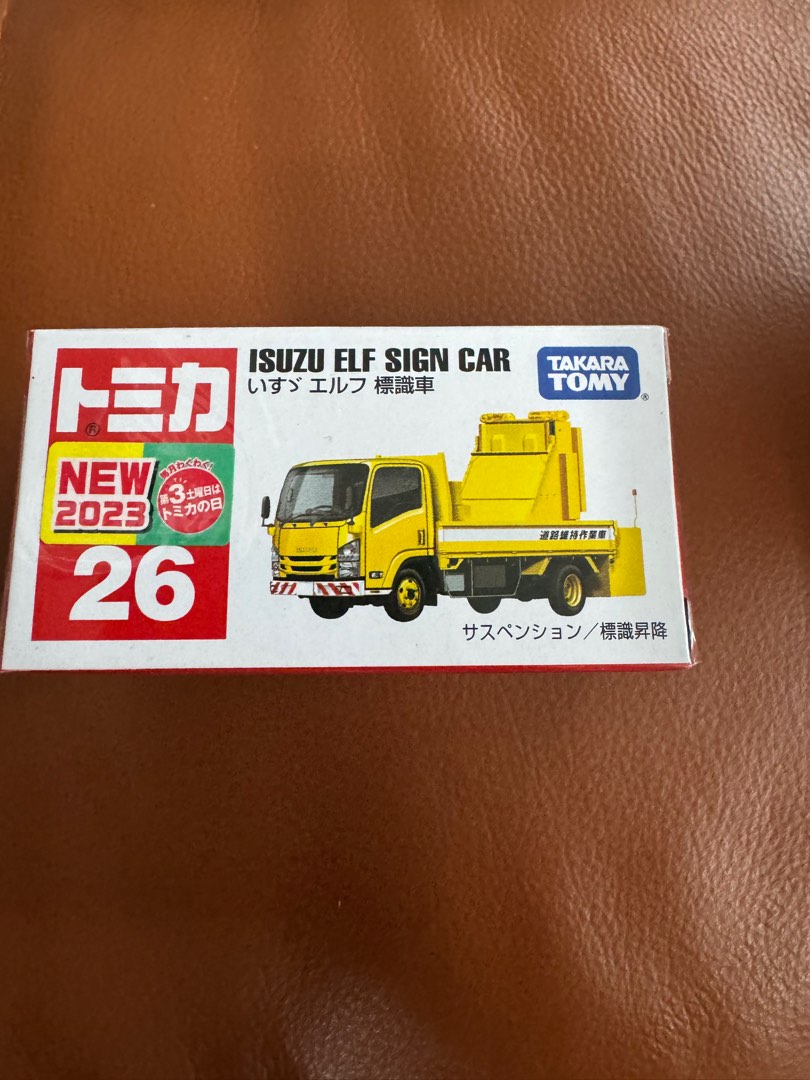 Tomica Isuzu ELF Sign Car, Hobbies & Toys, Toys & Games on Carousell