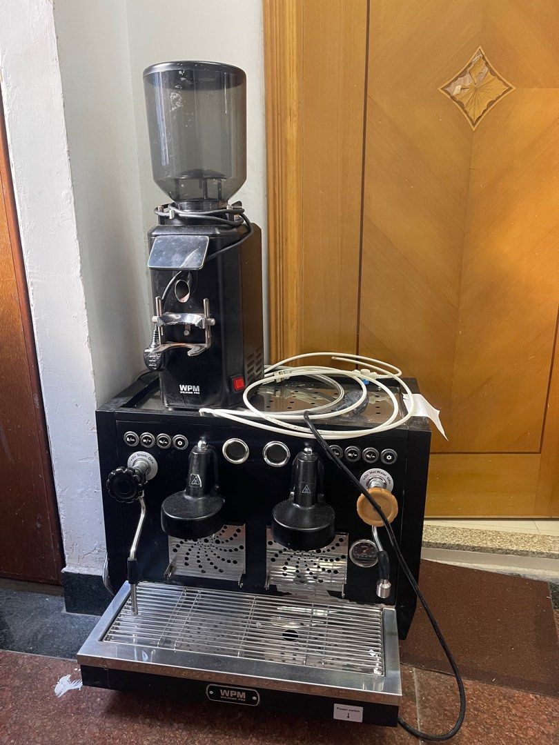 WPM Espresso Machine and Grinder Set Take All, 家庭電器, 廚房電器, 咖啡機及咖啡壺 ...