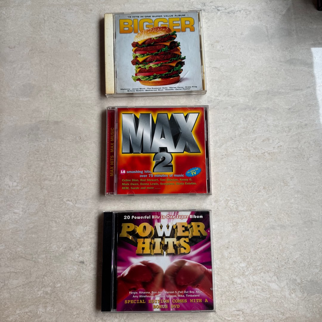 2000s Hit Songs CDs, Hobbies & Toys, Music & Media, CDs & DVDs on Carousell